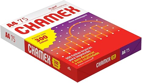 Papel Sulfite, Chamex, A4, 75 Gramas, Pacote De 300 Folhas