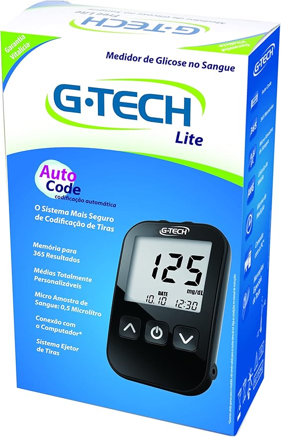 Kit Medidor G-tech Lite Glicose Glicemia