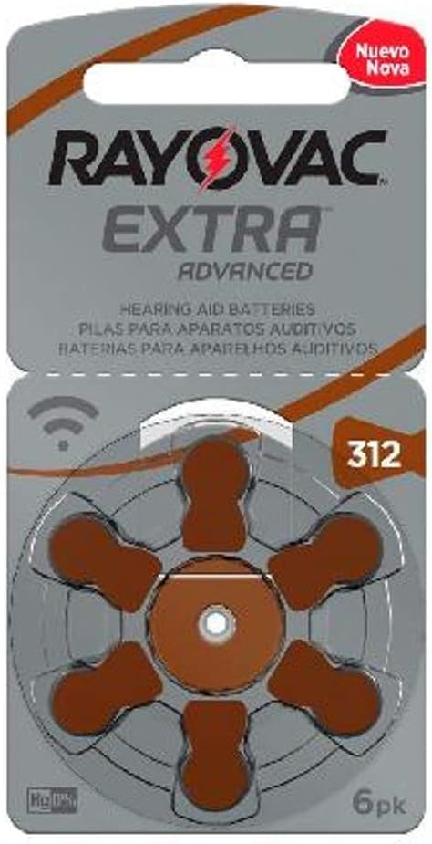 Pilha Auditiva RAYOVAC Extra Advanced Tamanho 312