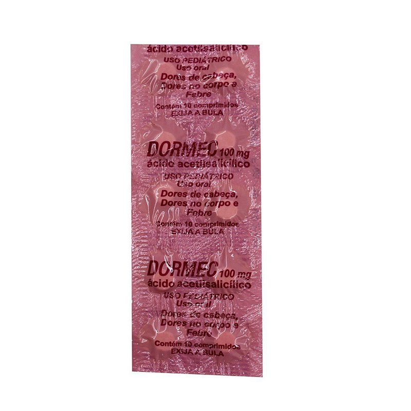 Dormec 100mg, blíster com 10 comprimidos