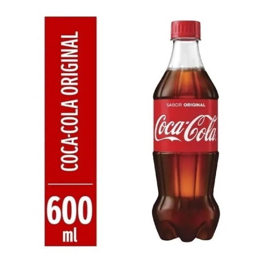Coca cola pet zero 600 ml sem açucar