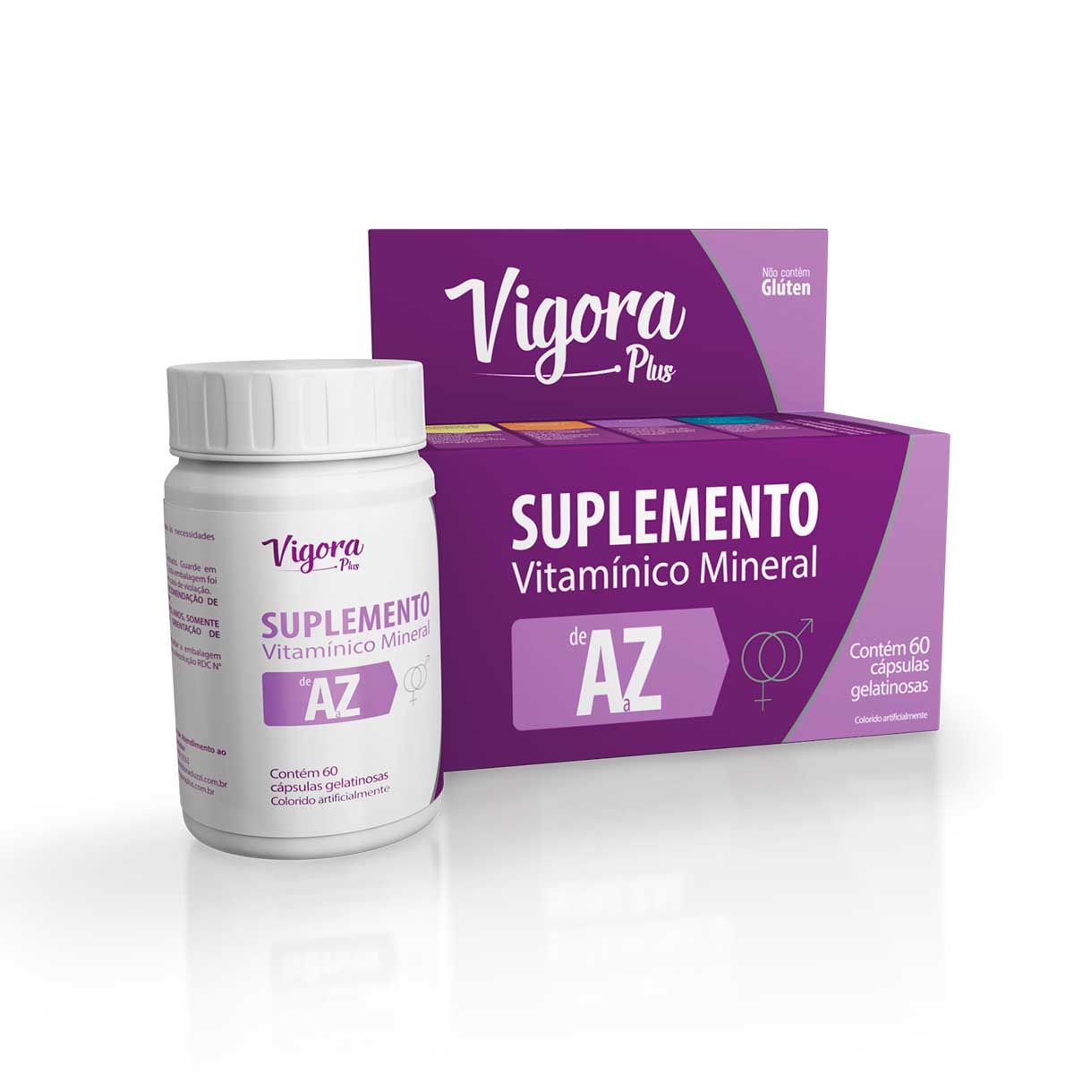 Multivitaminico Vigora Plus AZ 60Capsulas
