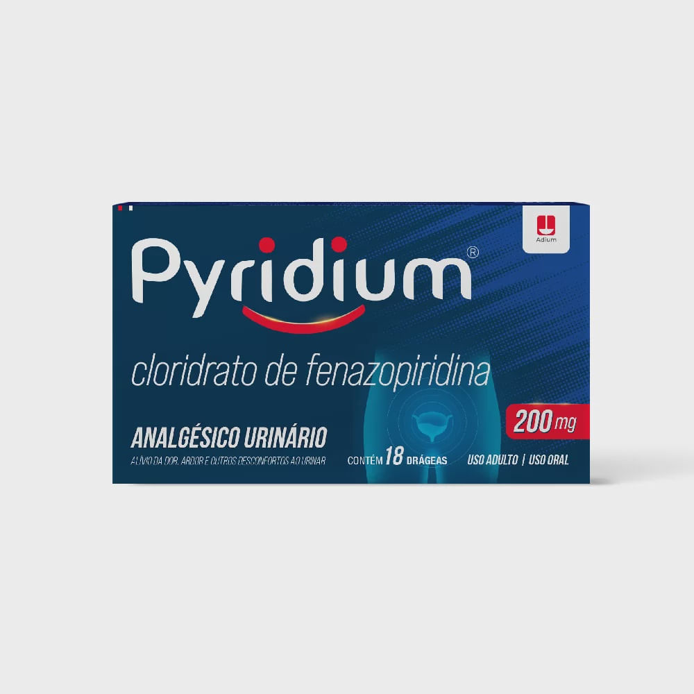 Pyridium 200mg com 18 Drágeas
