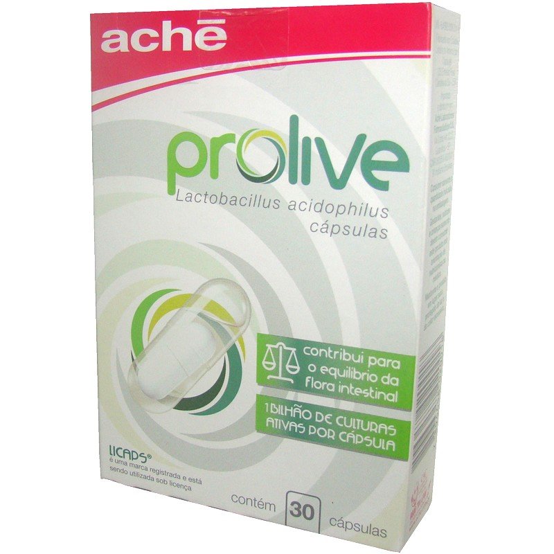 Prolive – 30 Cápsulas Probióticas para Saúde Intestinal