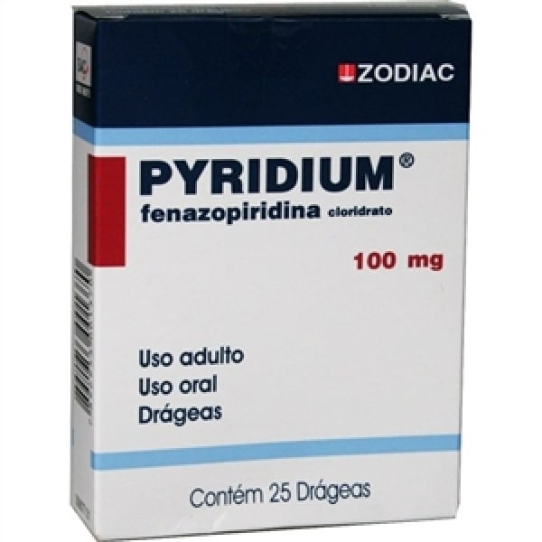 Pyridium 100mg 25 Comprimidos