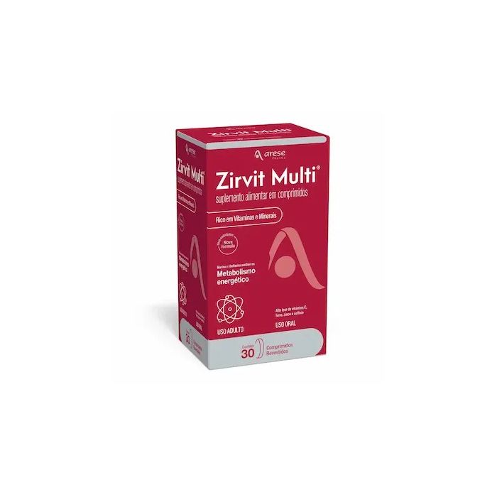 Polivitamínico Zirvit Multi 30 comprimidos