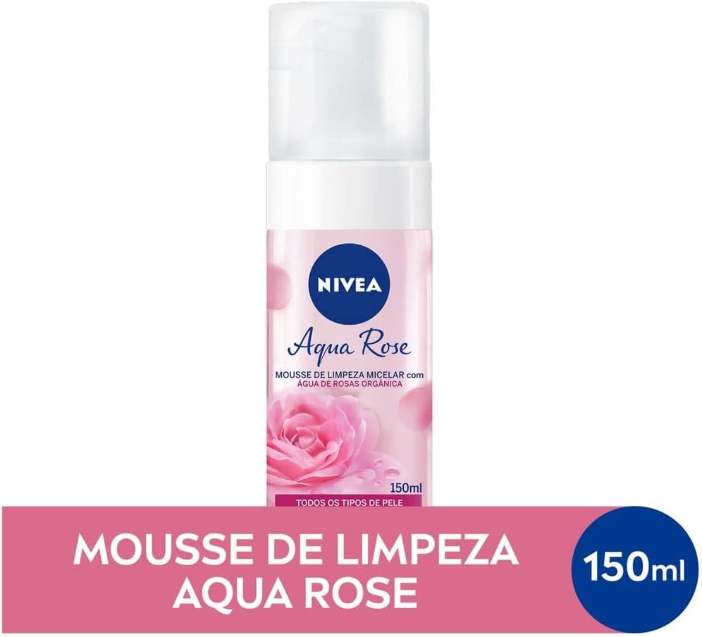 NIvea Mousse de Limpeza Facial Aqua Rose 150ml