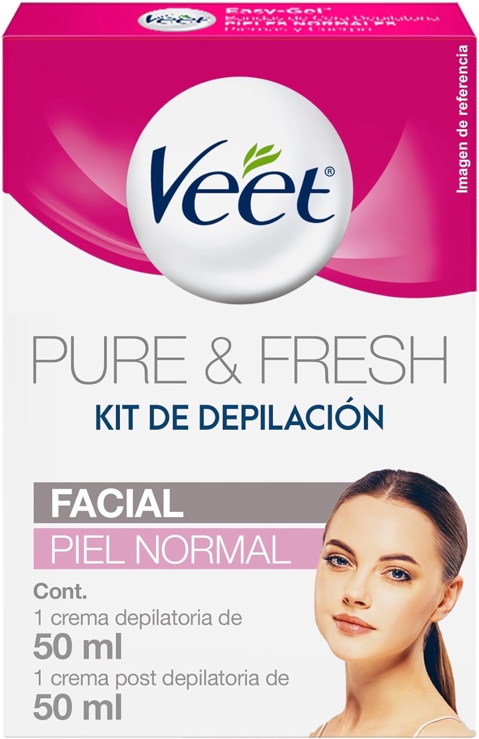 Creme Depilatório Veet Kit Depilação Facial - 2x 50ml