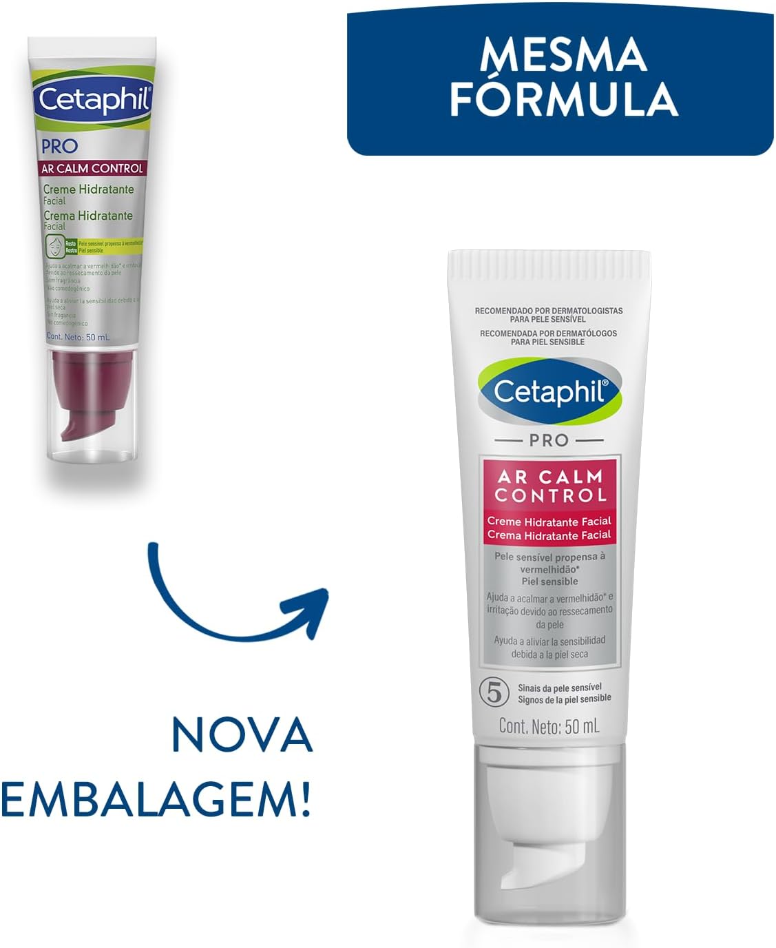 Cetaphil Pro AR Calm Control Creme Hidratante Facial 50ml