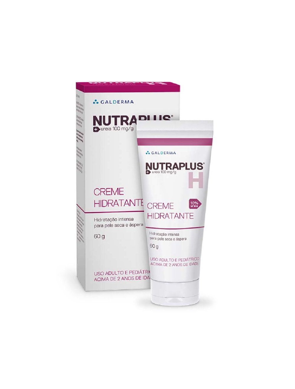 Creme Hidratante de Ureia Nutraplus para Pele Seca e Áspera com 60g