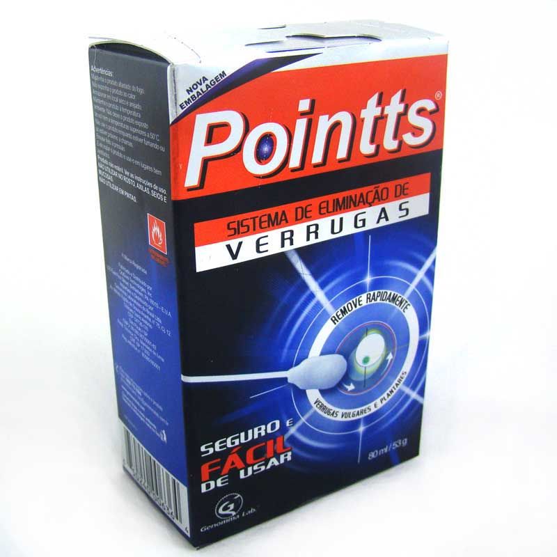 Pointts Anti Verrugas Com 12 Aplicadores