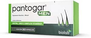 Suplemento Alimentar Pantogar Men Biolab 30 Cápsulas