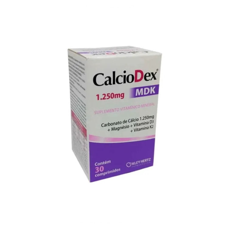 Calciodex Mdk Com 30 Comprimidos - Kley Hertz