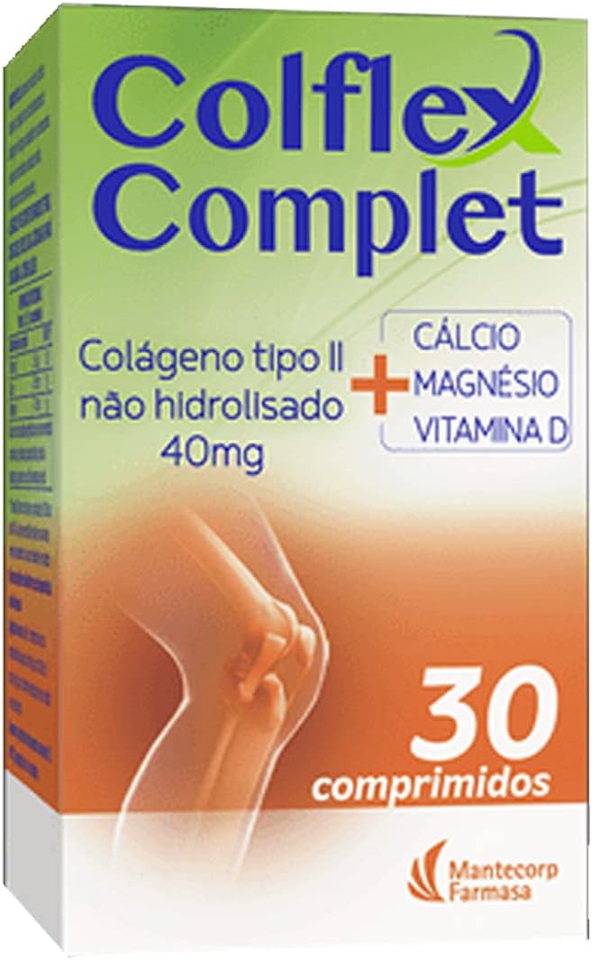 Colflex Complet Colágeno Tipo II Não Hidrolisado com 30 comprimidos