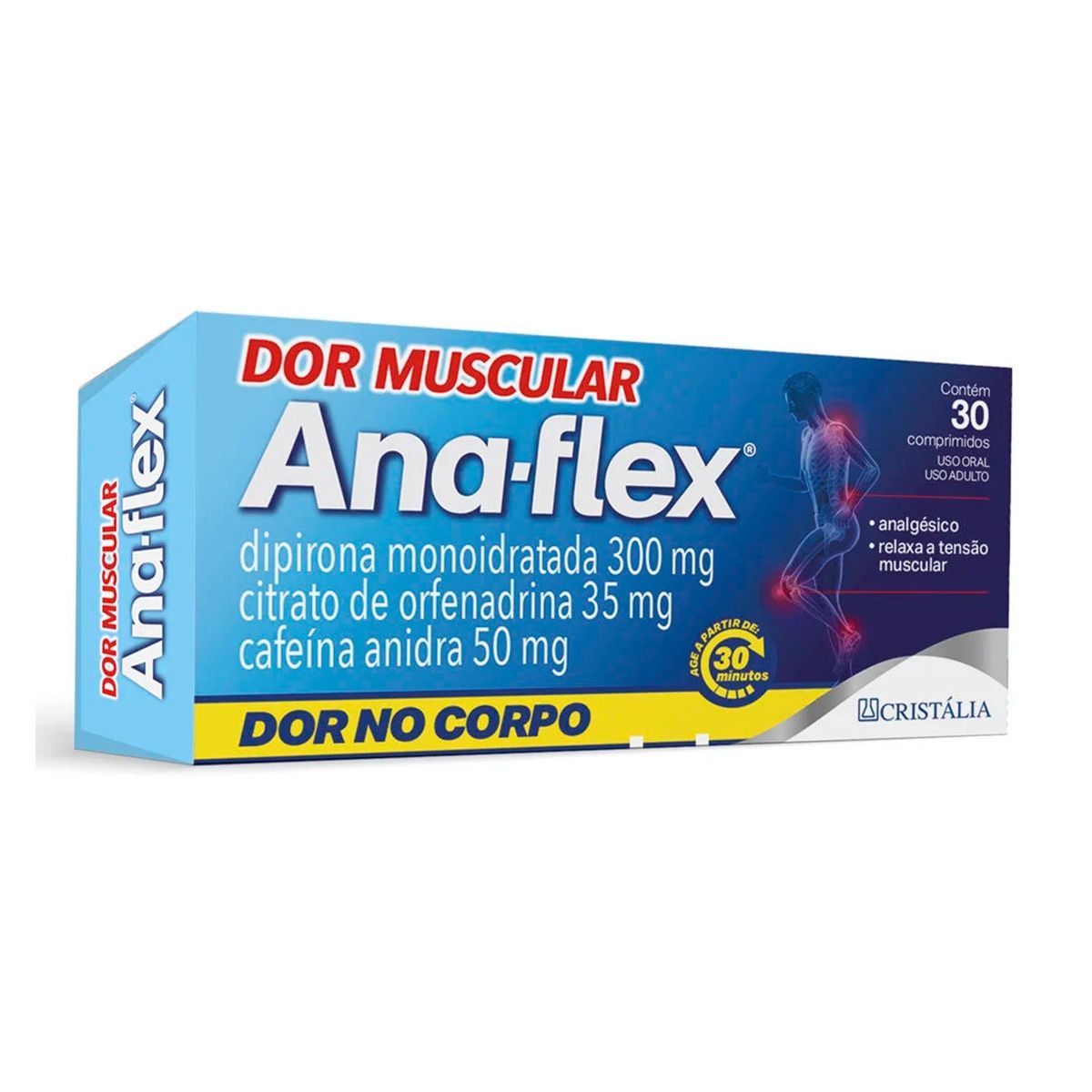 Ana-Flex Citrato de Orfenadrina 35mg + Dipirona Monoidratada 300mg ...