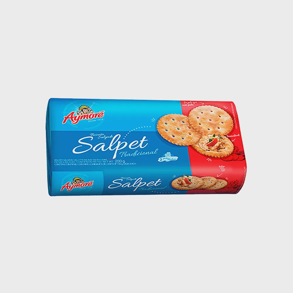 Biscoito Aymoré Salpet 200g – Salgado Tradicional