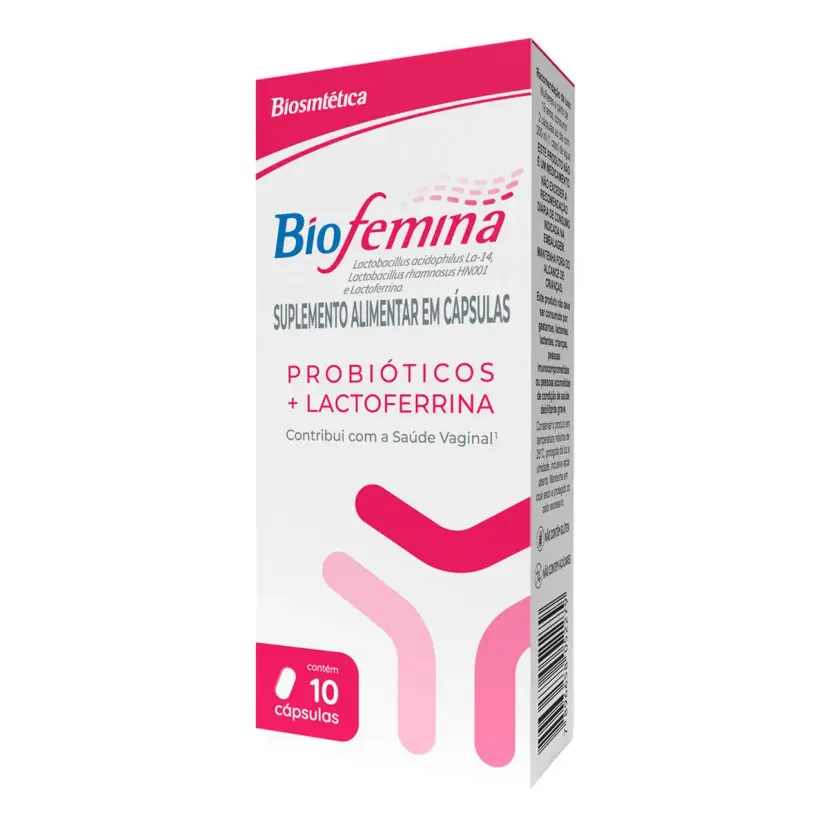 Bio Femina 10 cápsulas – Probióticos para saúde íntima