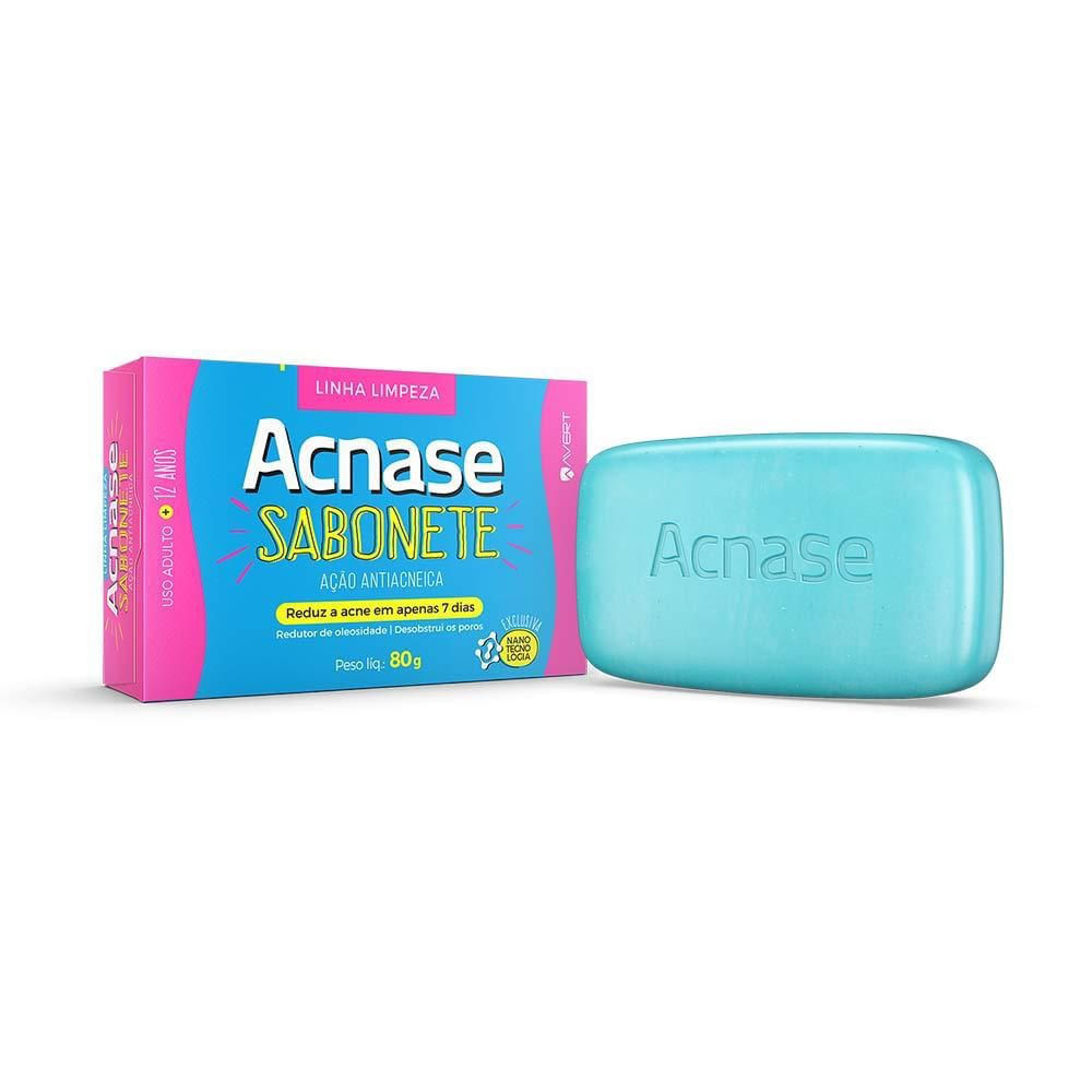 Acnase Clean Sabonete Antiacne Facial 80g